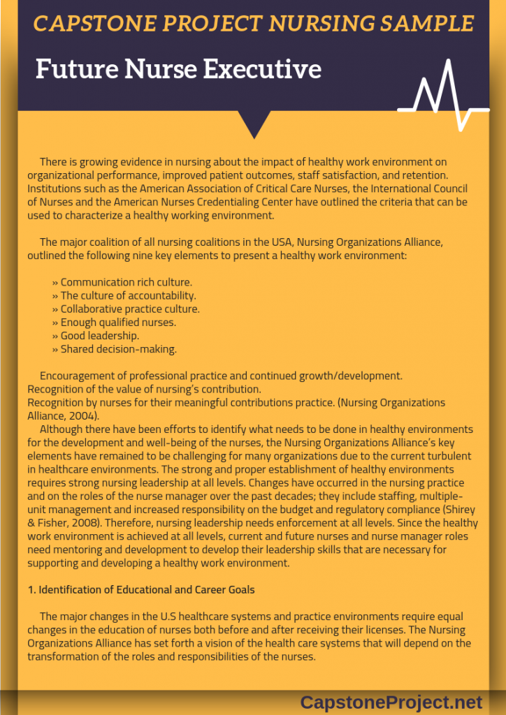 Select Impressive Nursing Capstone Project Ideas With Us