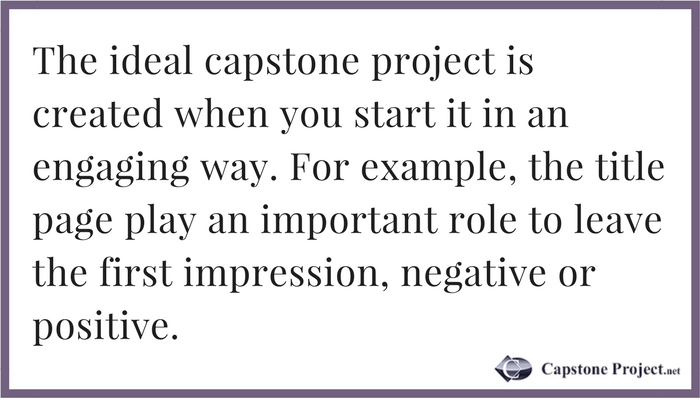 Capstone Project Proposal Format: Guide to Write Good Capstone Capstone Project Proposal Format: Guide to Write Good Capstone