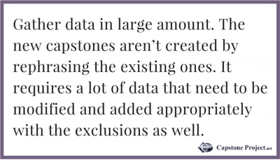 Choose the Appropriate History Capstone Topics