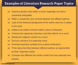 Top Ideas & Literature Review for Capstone Project Creation