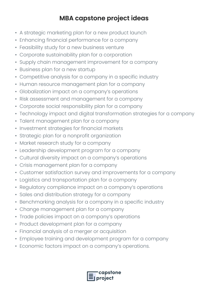 Your Dedicated MBA Capstone Project Writing Service